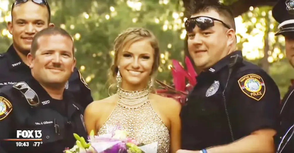 Teen Wears A Sparkling Dress To Prom, But Notice What The Cops Are ...