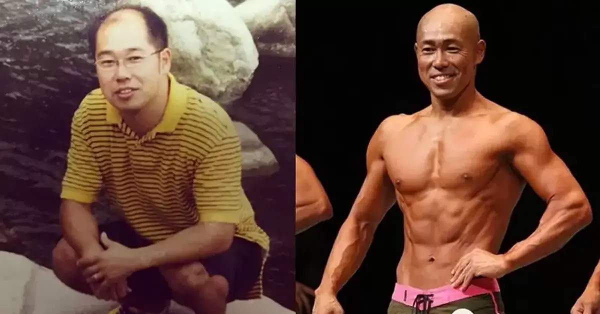 Dumpy Man Becomes Competitive Bodybuilder After Wife Leaves Him